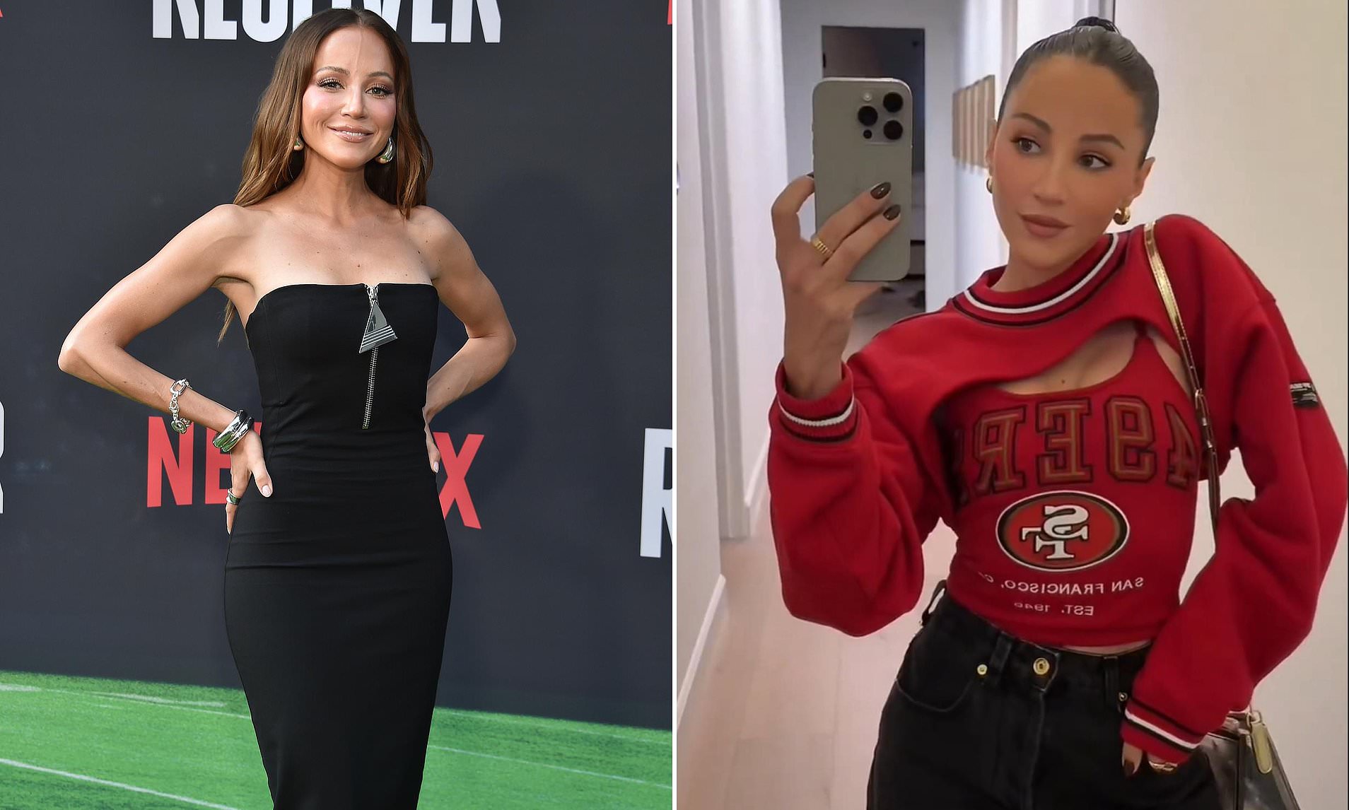 Glamorous NFL host Kay Adams hints she's ready to find love... and ...