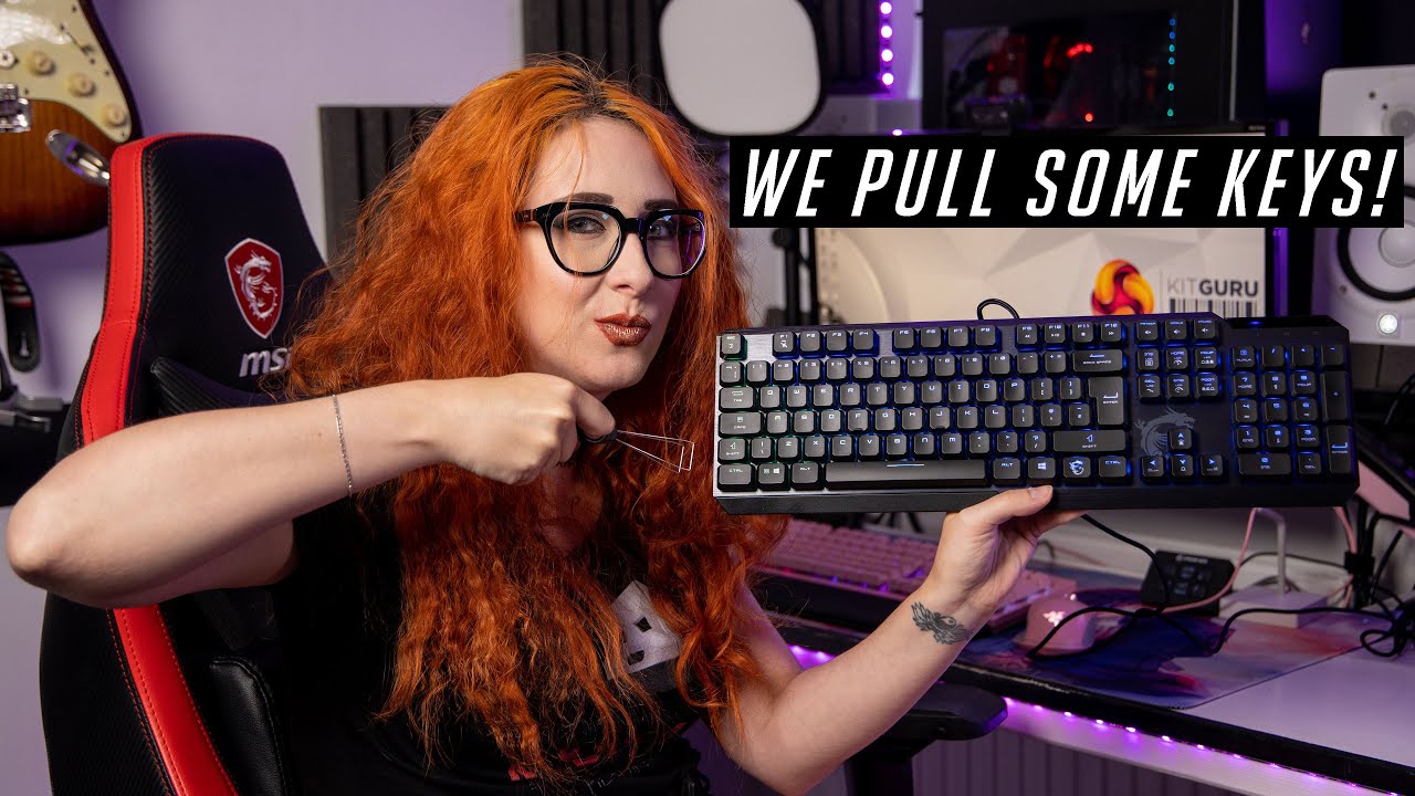 MSI Vigor GK50 keyboard review - low-profile contender!