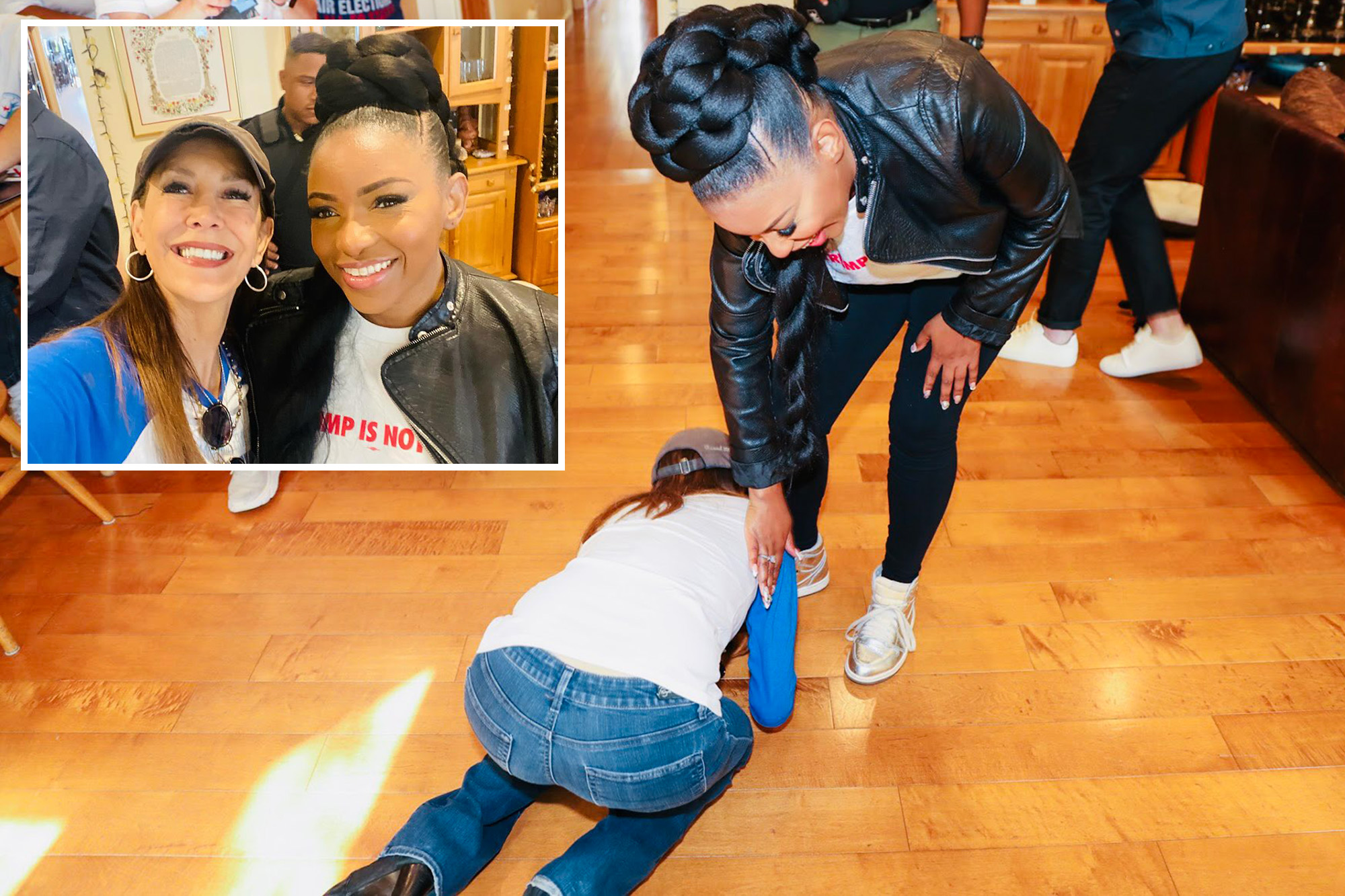 Loudmouth Texas Rep. Jasmine Crockett has her feet kissed by lefty ...