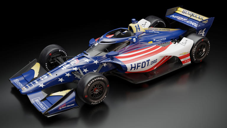 A.J. Foyt Racing expands military connection to Santino Ferrucci's No ...