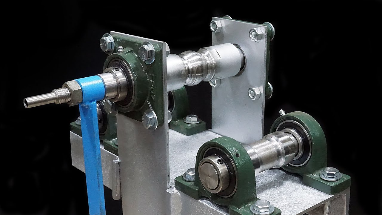 How I made a metal bending machine at home!