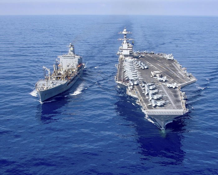 Ford aircraft carrier strike group reaches Caribbean, increasing ...