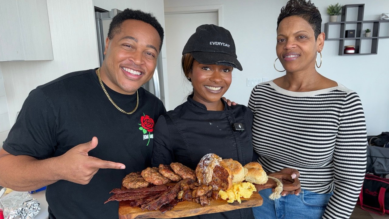 I surprised my mom with a private chef 🍳