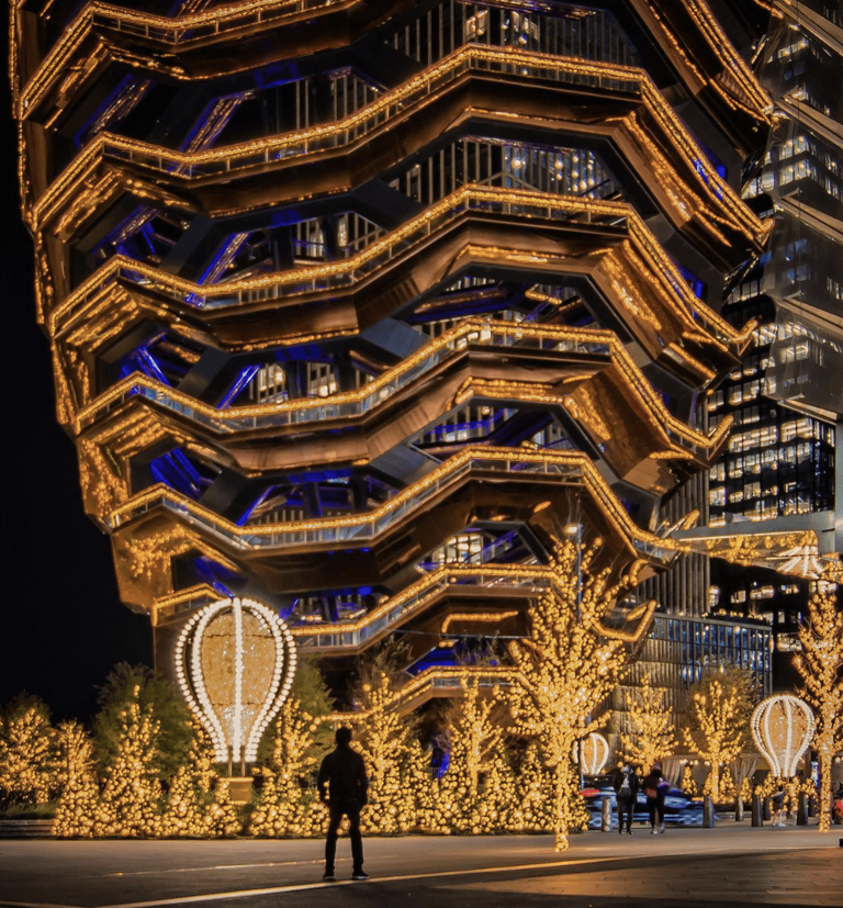 The Vessel's First Ever Holiday Lighting Ceremony