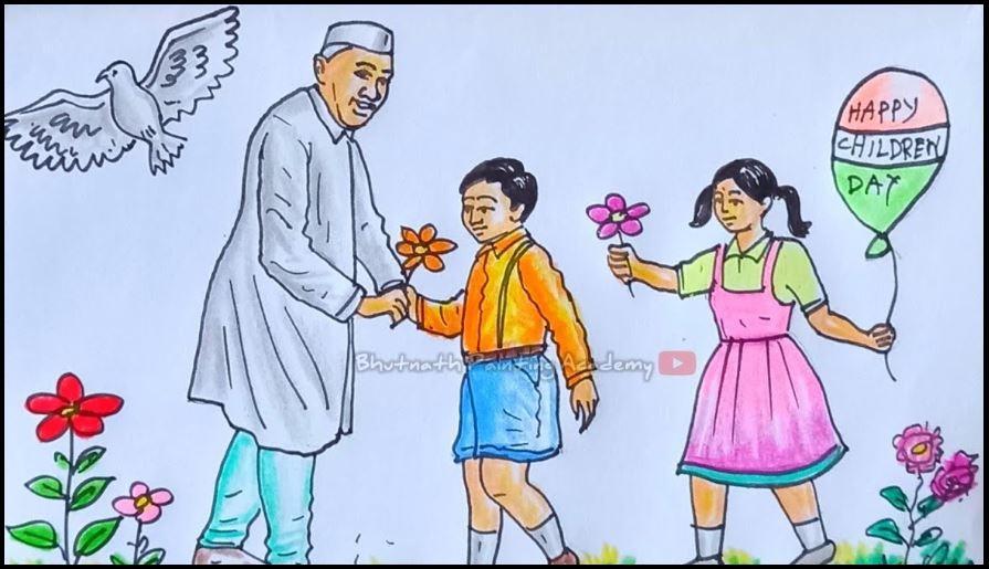 20+ Best Children’s Day Poster Drawing Images Ideas for School Competition