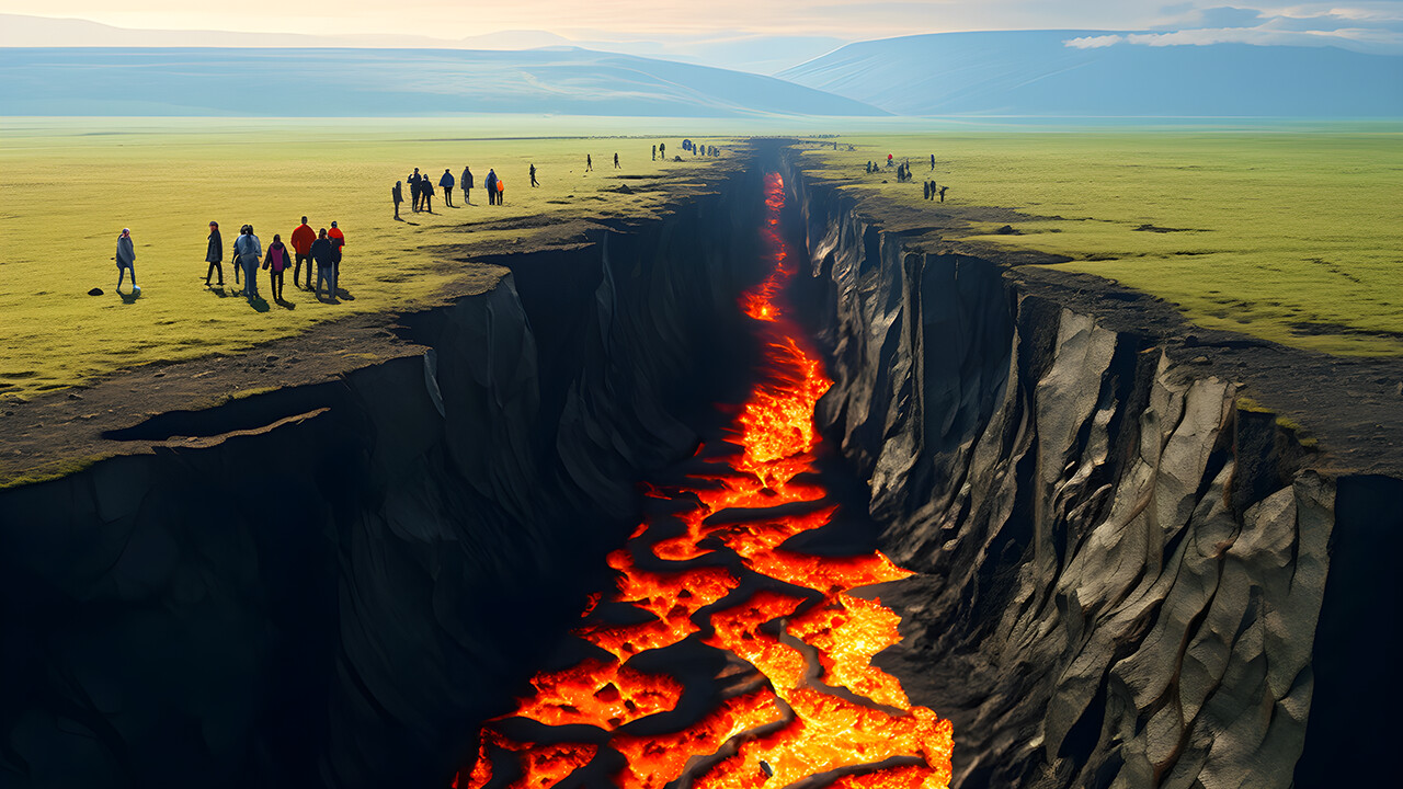 The Earth's Newest Volcano Is Spewing Lava Rivers