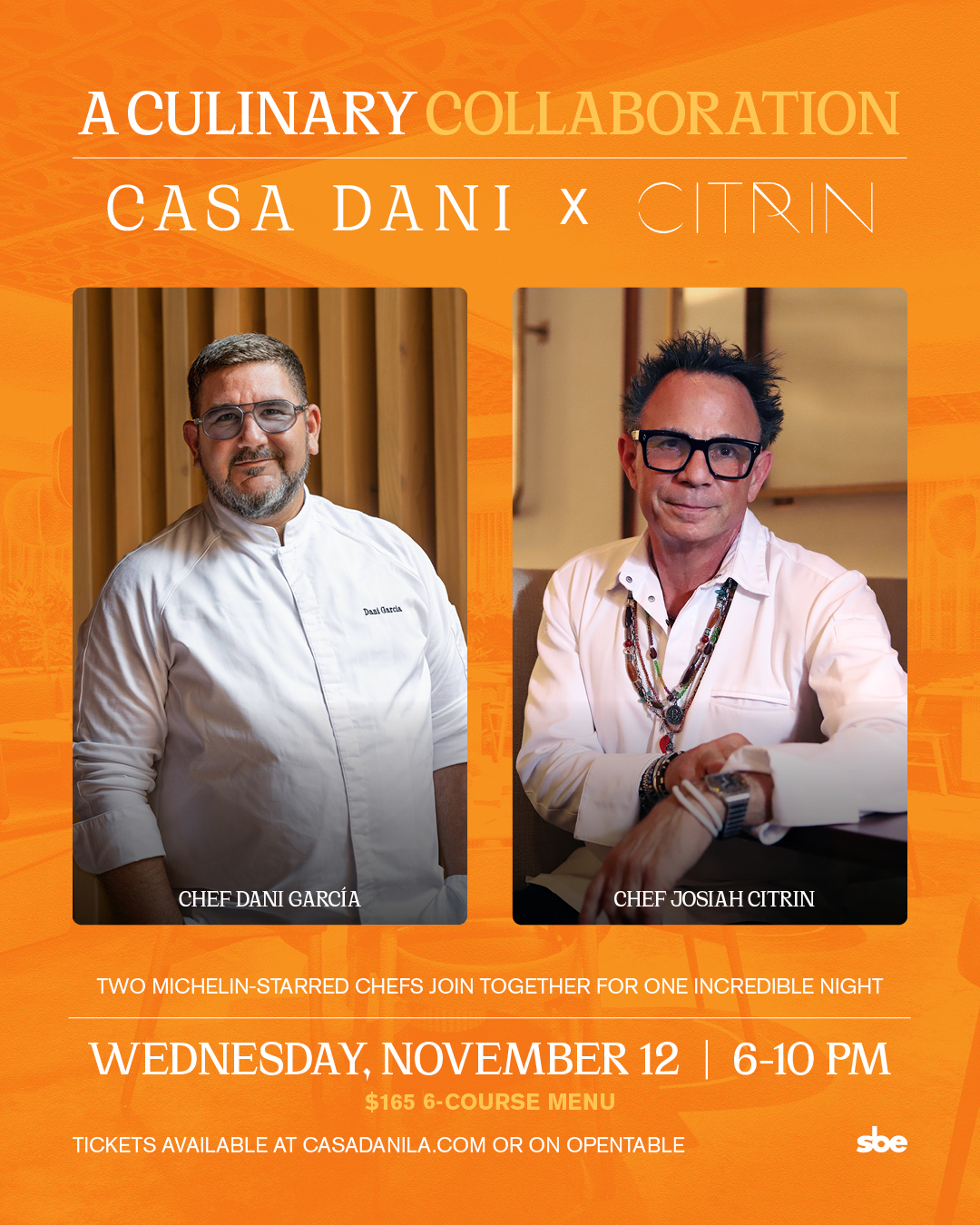 A CULINARY COLLABORATION- DANI GARCIA & JOSIAH CITRIN, LA