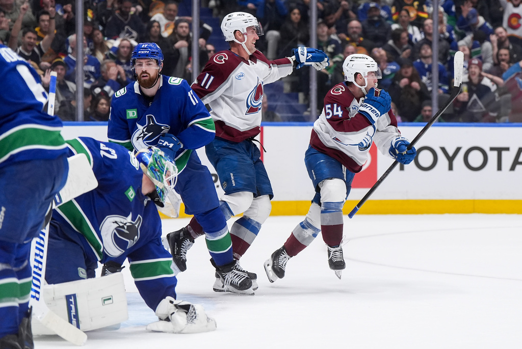 Avalanche rookie Gavin Brindley signs 2-year extension after scoring ...