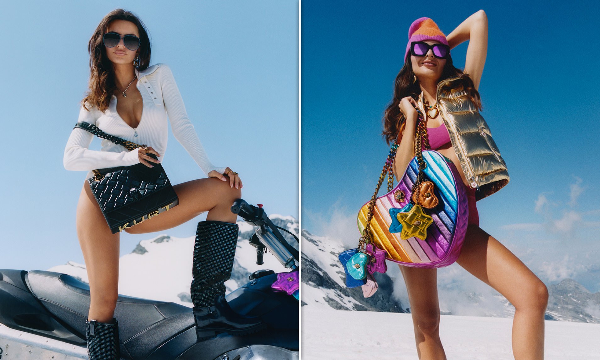 Emily Ratajkowski puts on a VERY leggy display in stunning ski-themed ...