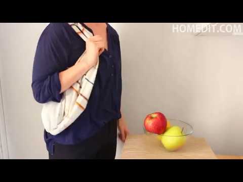 How to make a no sew T-shirt tote bag