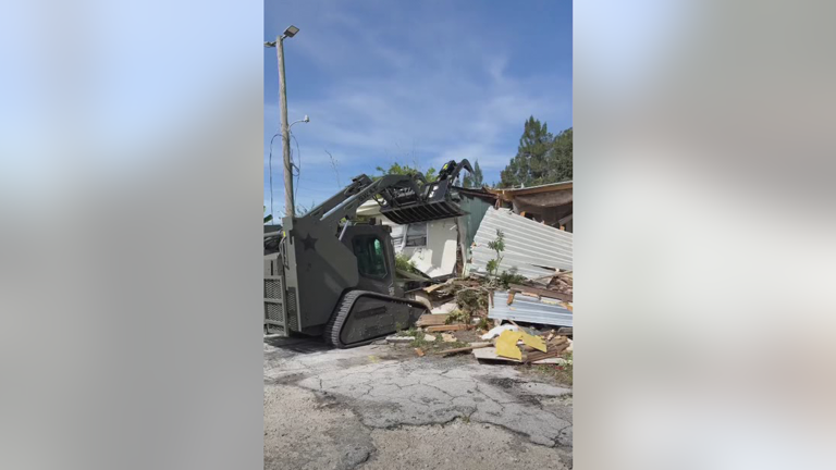 Brevard County criminal crack house demolished by SWAT team