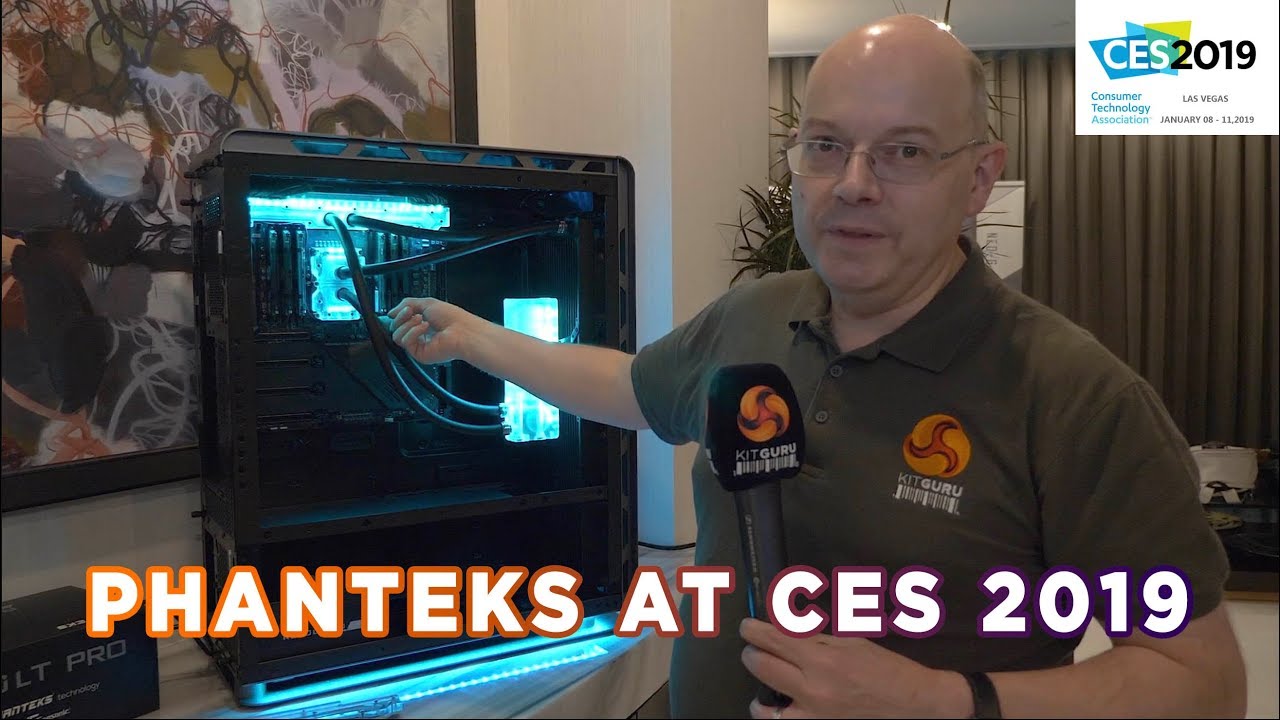 Phanteks at CES 2019 - Leo shows you the new hardware!