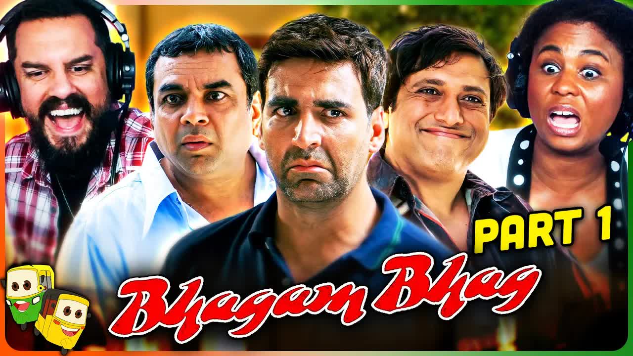 Bhagam Bhag (part 1) movie reaction | Akshay Kumar | Govinda | Paresh ...