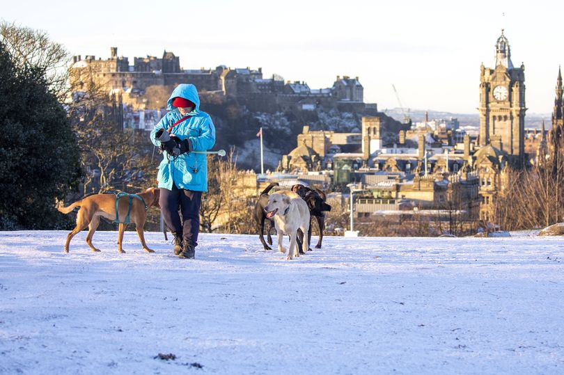 Edinburgh locals brace for 'first snow of winter' as forecast predicts ...