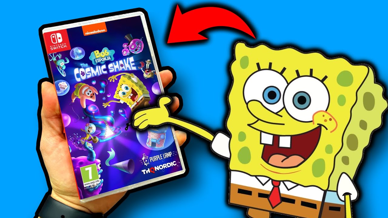 Fui a comprar el juego BOB ESPONJA: The COSMIC SHAKE para NINTENDO SWITCH 😀