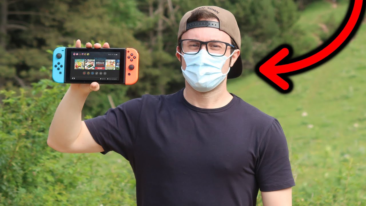 Salgo de casa con mi Nintendo Switch después de la cuarentena 😷
