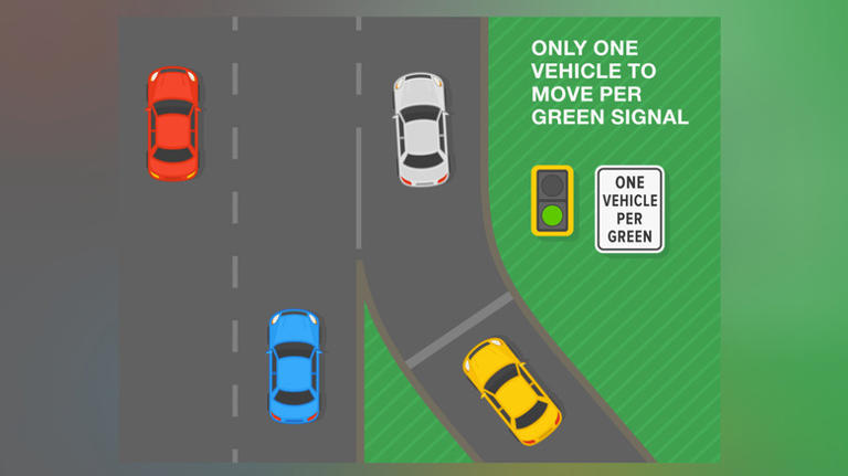 You Really Shouldn't Use The Merge Lane To Get Around Stalled Traffic ...
