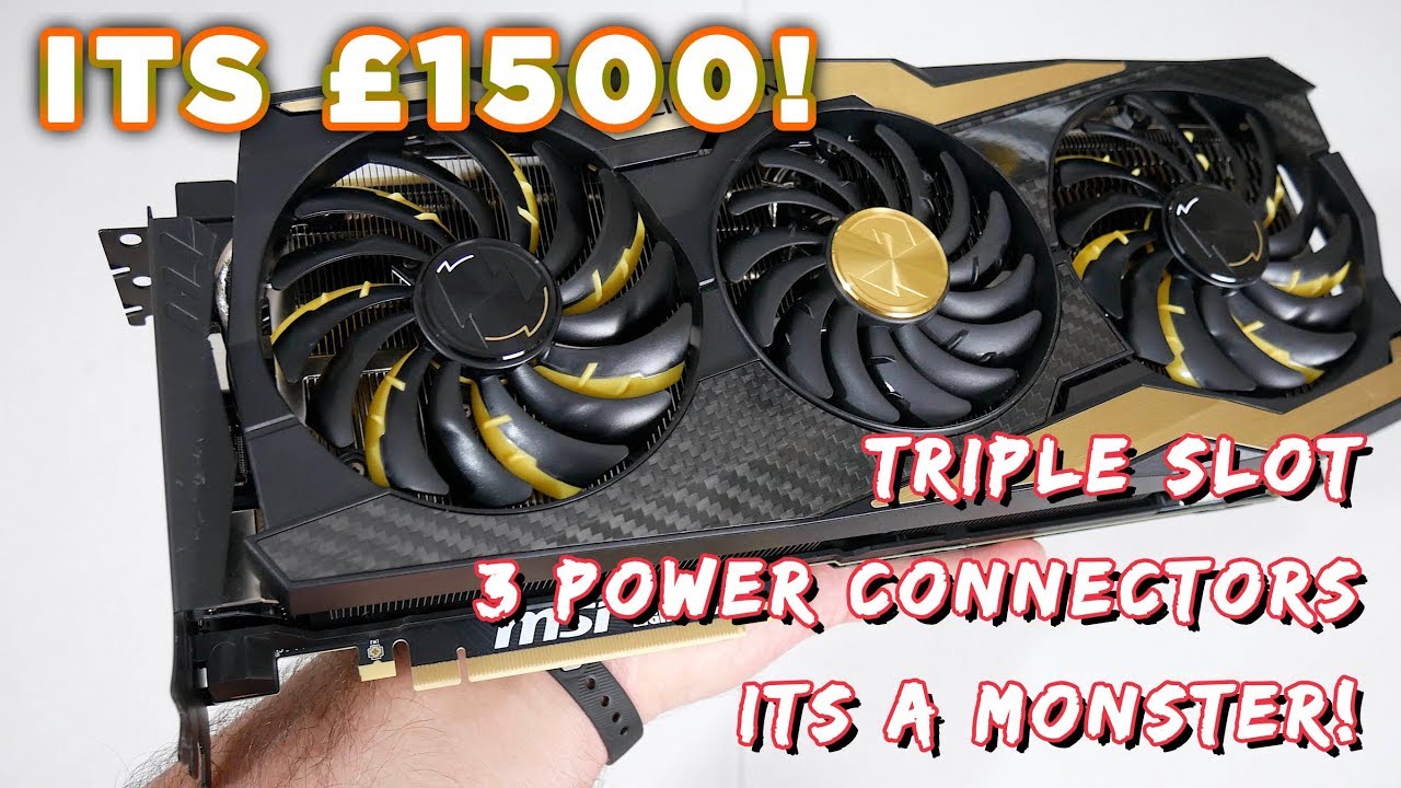 MSI RTX 2080 Ti Lightning Z review - The £1500 triple slot RTX monster!
