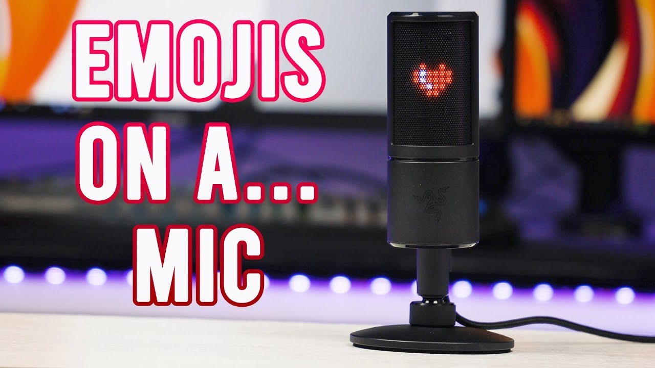 The most random mic we've seen! Razer Seiren Emote review