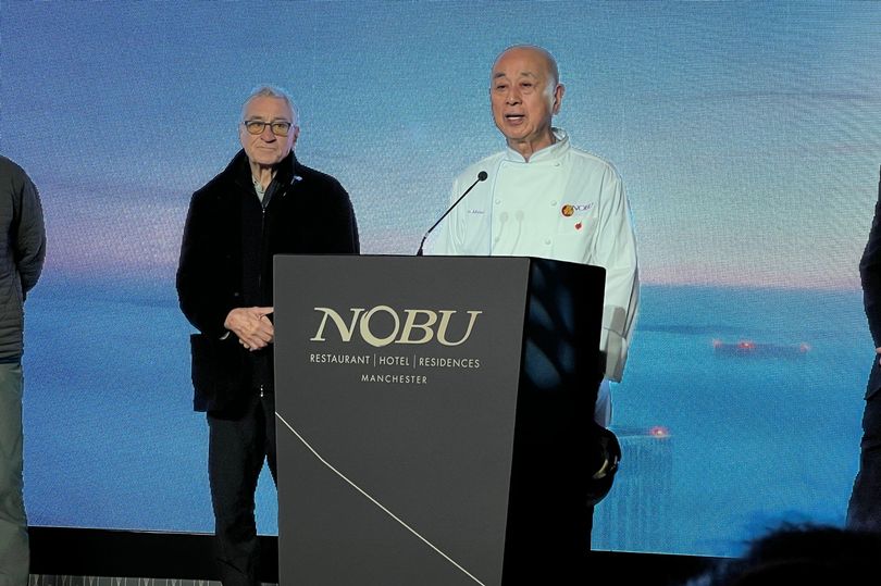 Robert De Niro in Manchester: Hollywood legend breaks ground at Nobu ...