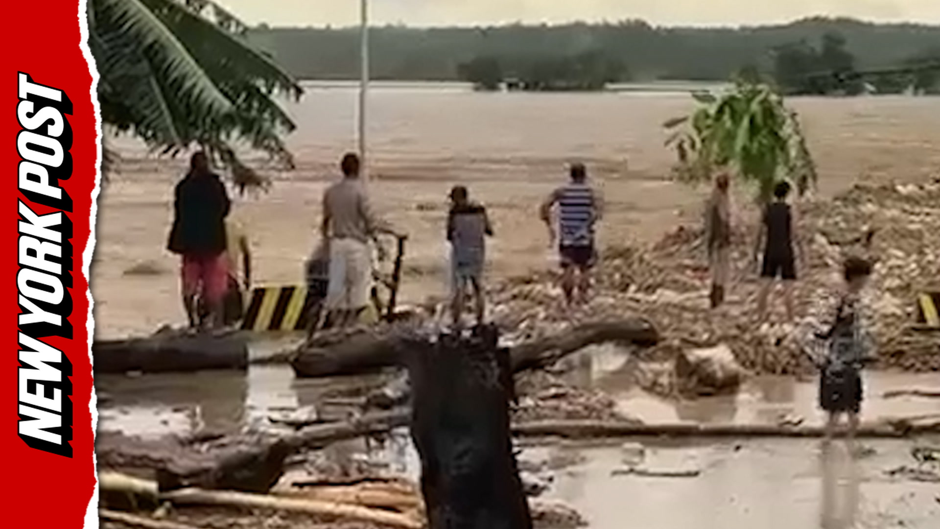 Super Typhoon Fung-Wong causes raging rivers and flooded fields in ...