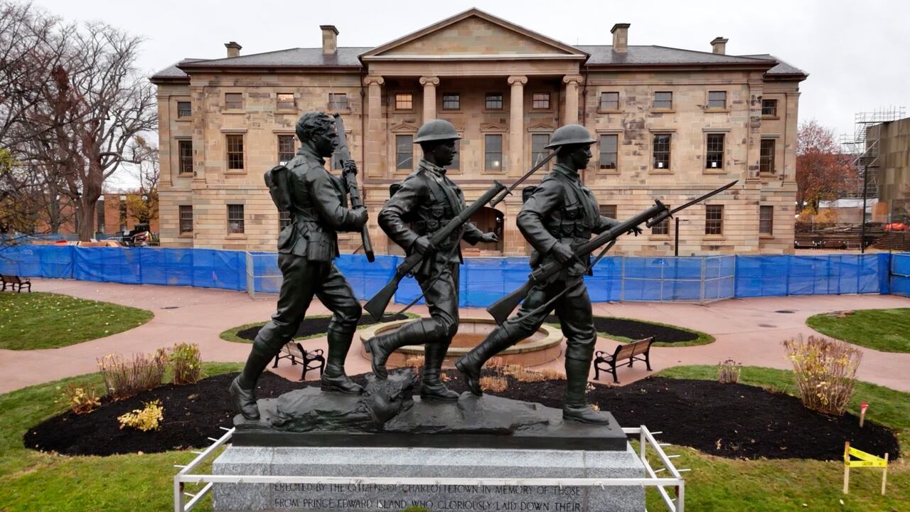 Charlottetown's cenotaph restored in time for Remembrance Day, and for ...