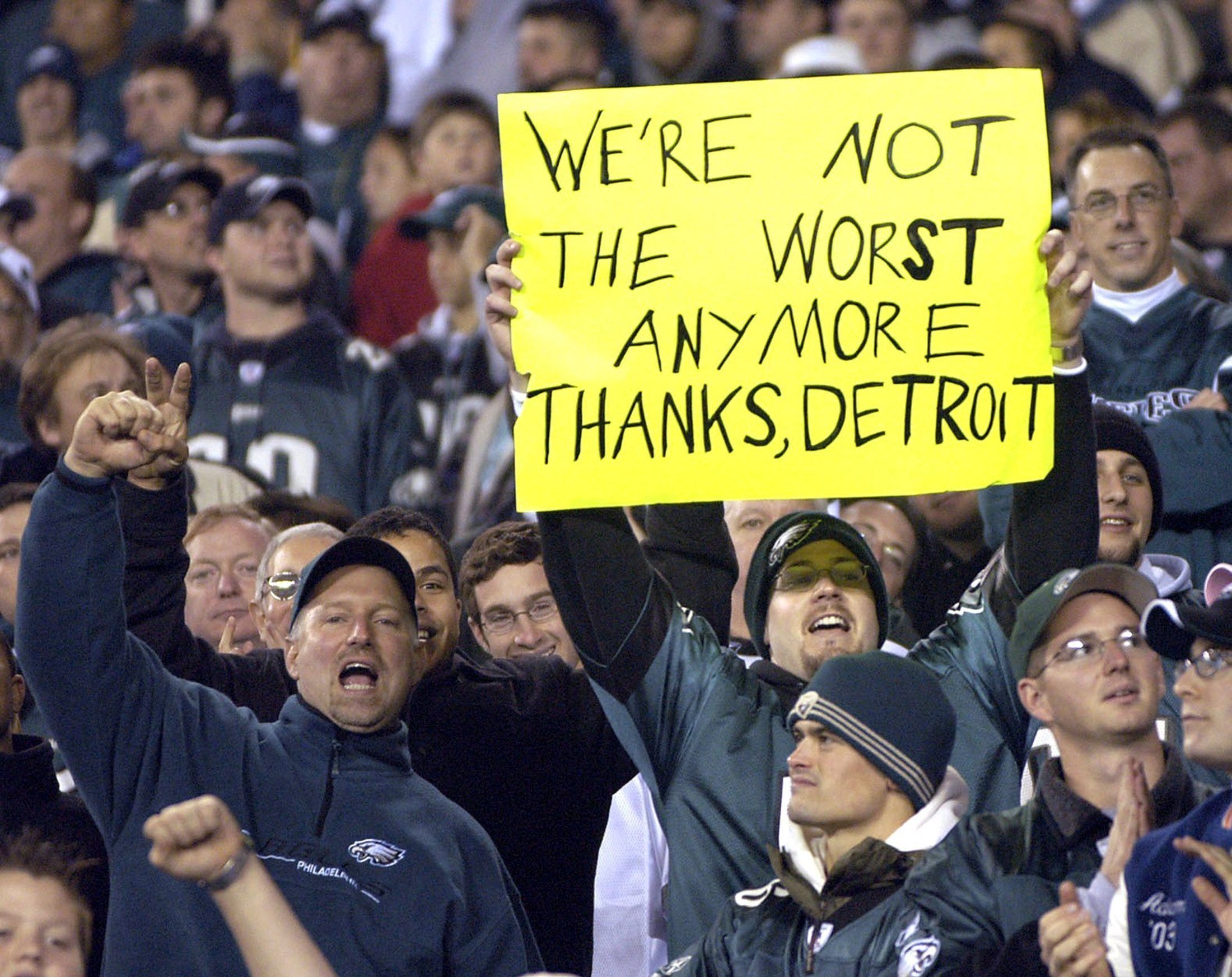 Dan Campbell loves playing in Philadelphia, even if he almost got ...