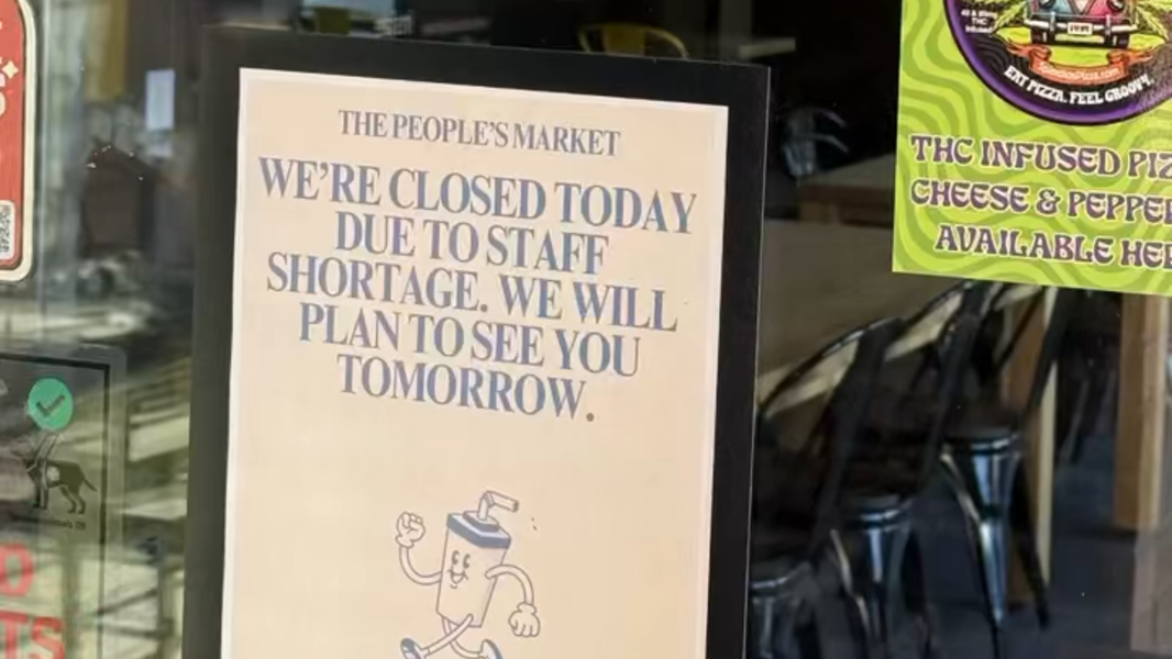 Video: People's Market closed, citing staff shortages
