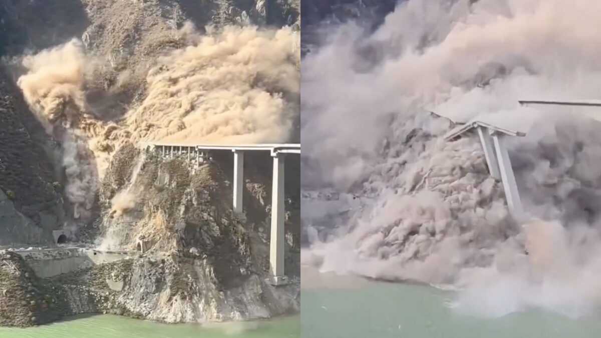 WATCH: Entire Section of China’s Newly Opened Bridge Collapses ...