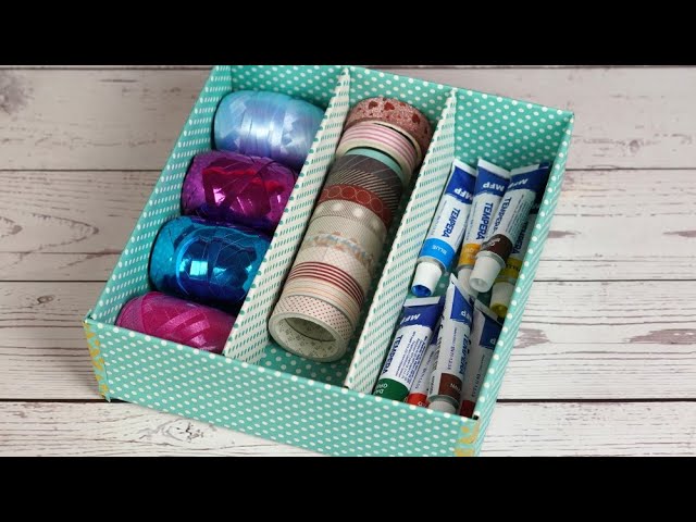 DIY drawer organizer made from scratch