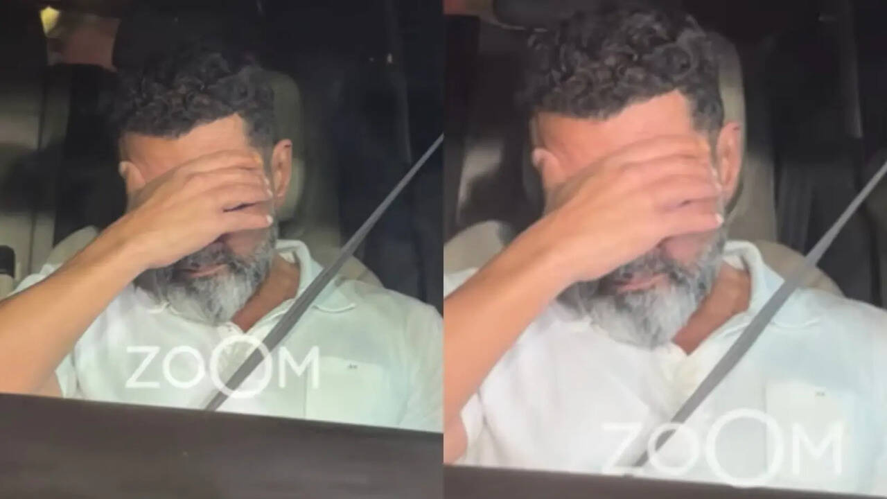 Dharmendra Health Update: Bobby Deol Appears Anxious, Hides His Face ...