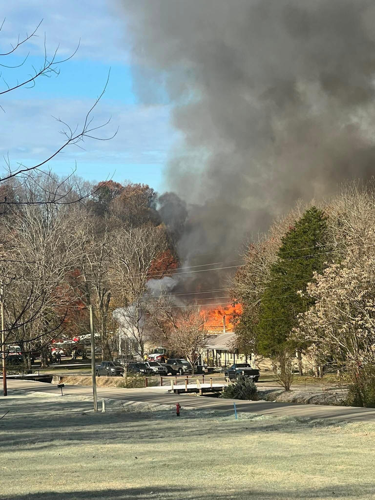 Historic hotel destroyed by fire in Macon County