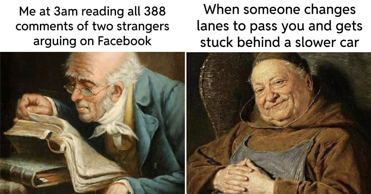 35 Funny Classical Art Memes That Perfectly Capture Today’s Vibes