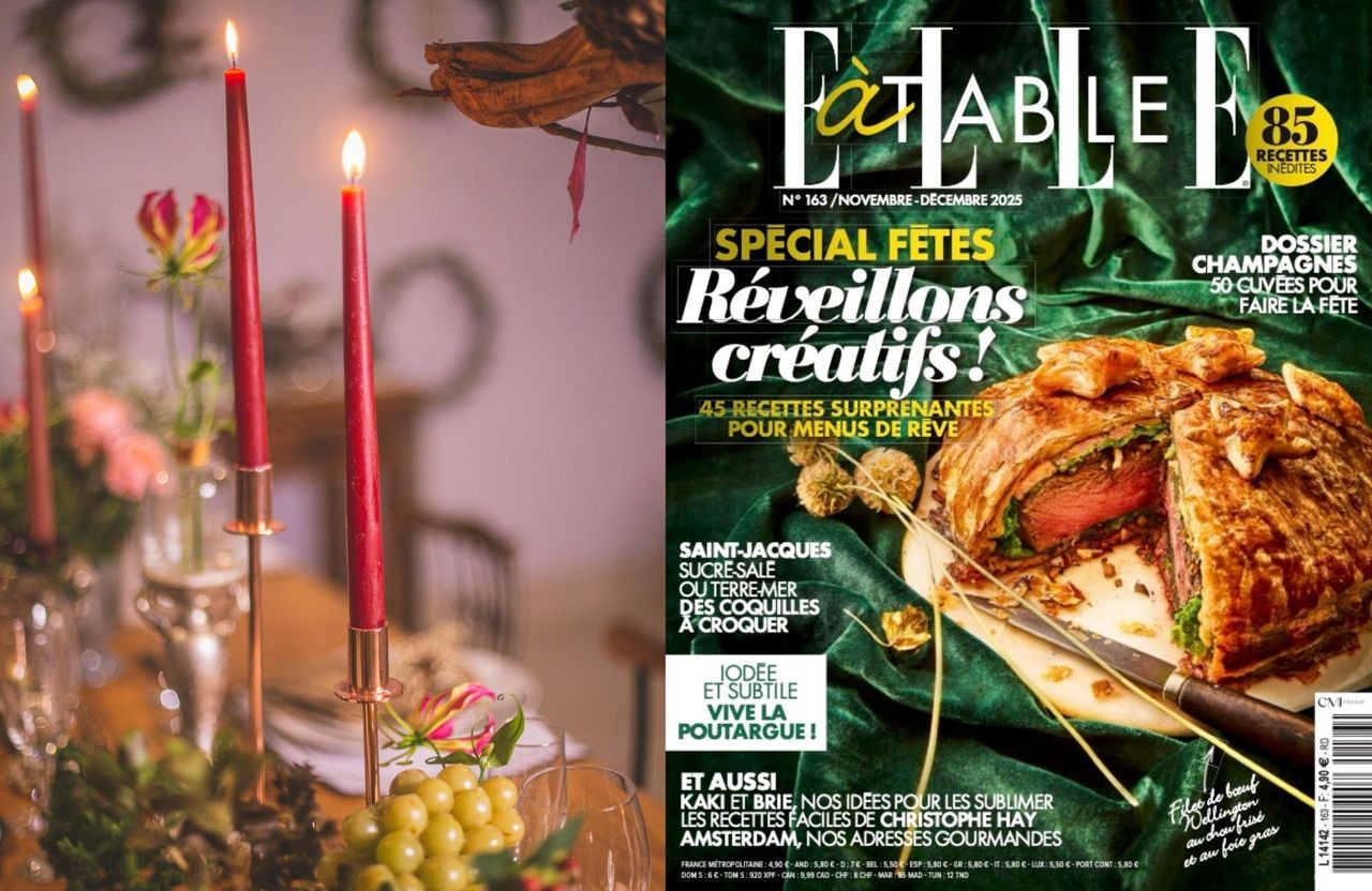 Noël dans vos assiettes au menu du nouveau ELLE à Table