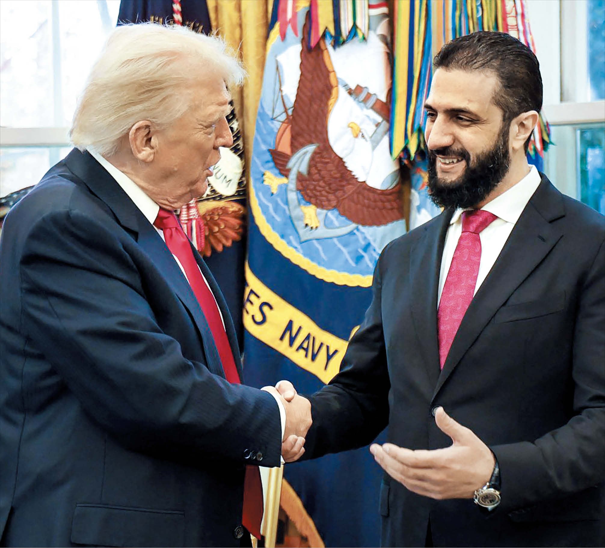 Syrian President Alshaara, Ex-Terrorist, Visits White House
