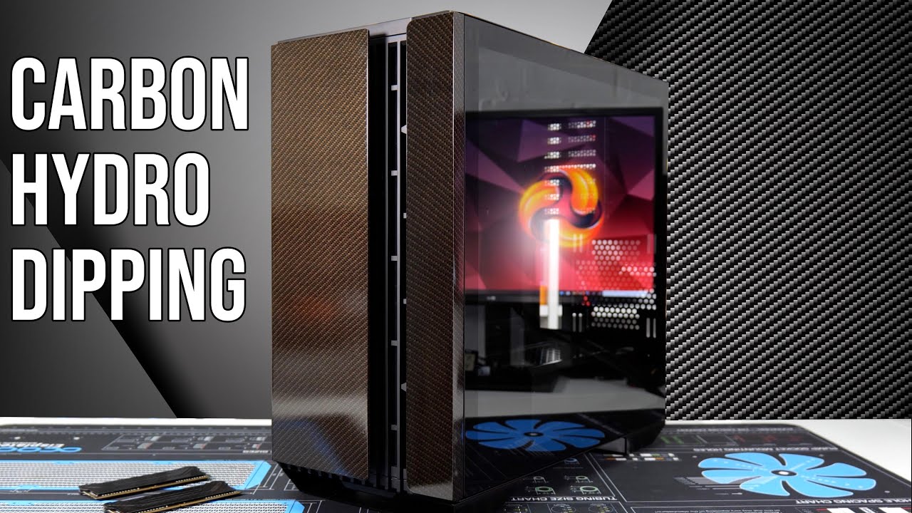 Carbon hydro dipping Seasonic Syncro Q704 case