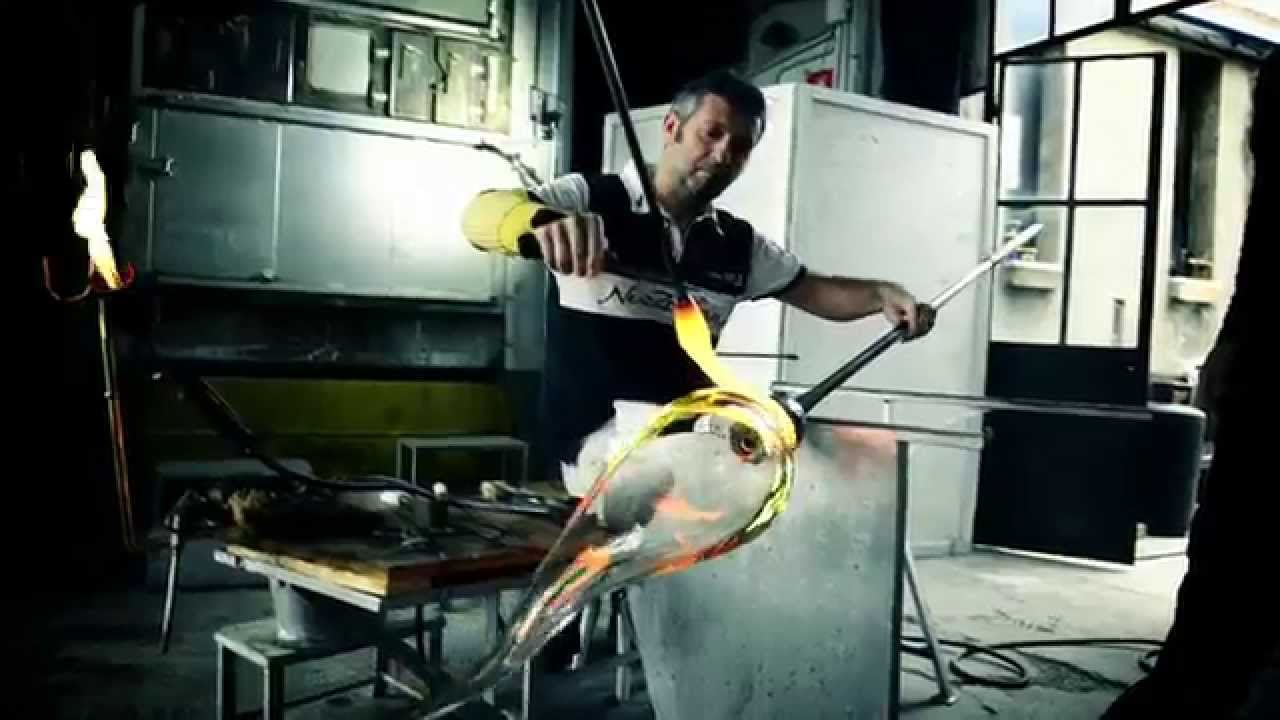 Contemporary blown glass chandeliers from LU Murano