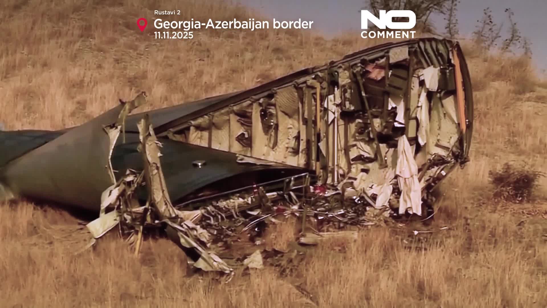 Video shows Turkish military plane crashing in Georgia near Azerbaijan ...