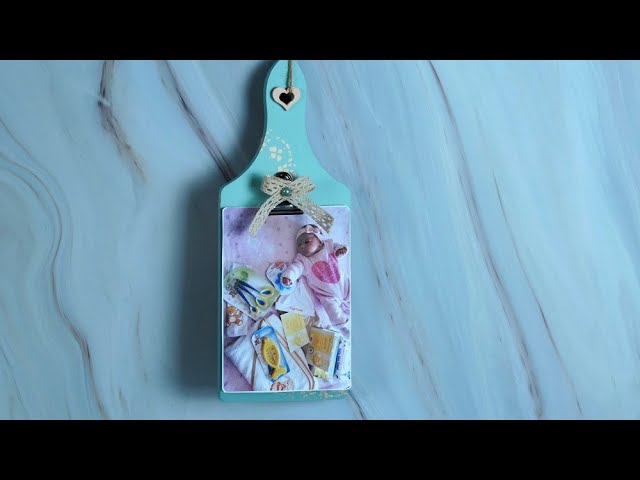 Transform old wood cutting board into a picture frame