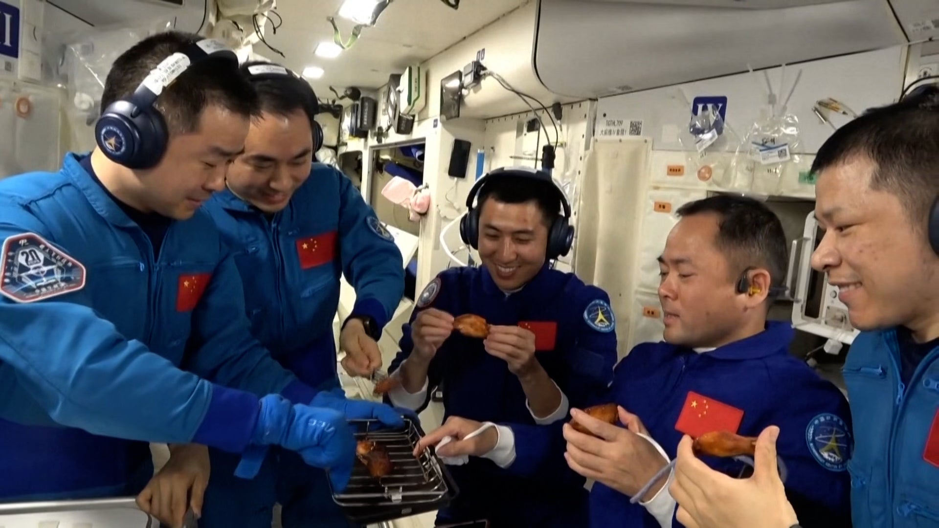 Astronauts Cook Chicken And Steak In Orbit