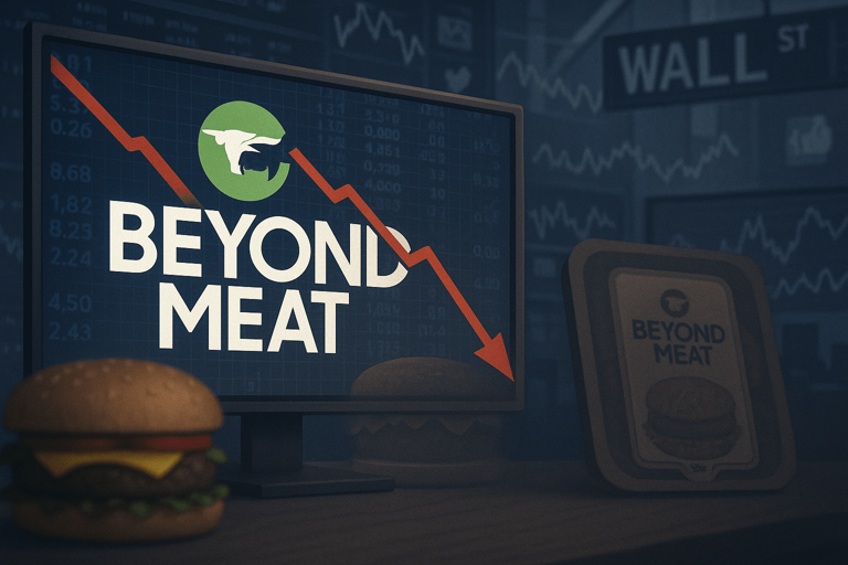 Beyond Meat stock slide as losses deepen and demand weakens