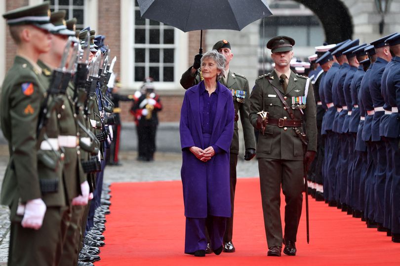 Catherine Connolly's first day as President packed with high fives ...