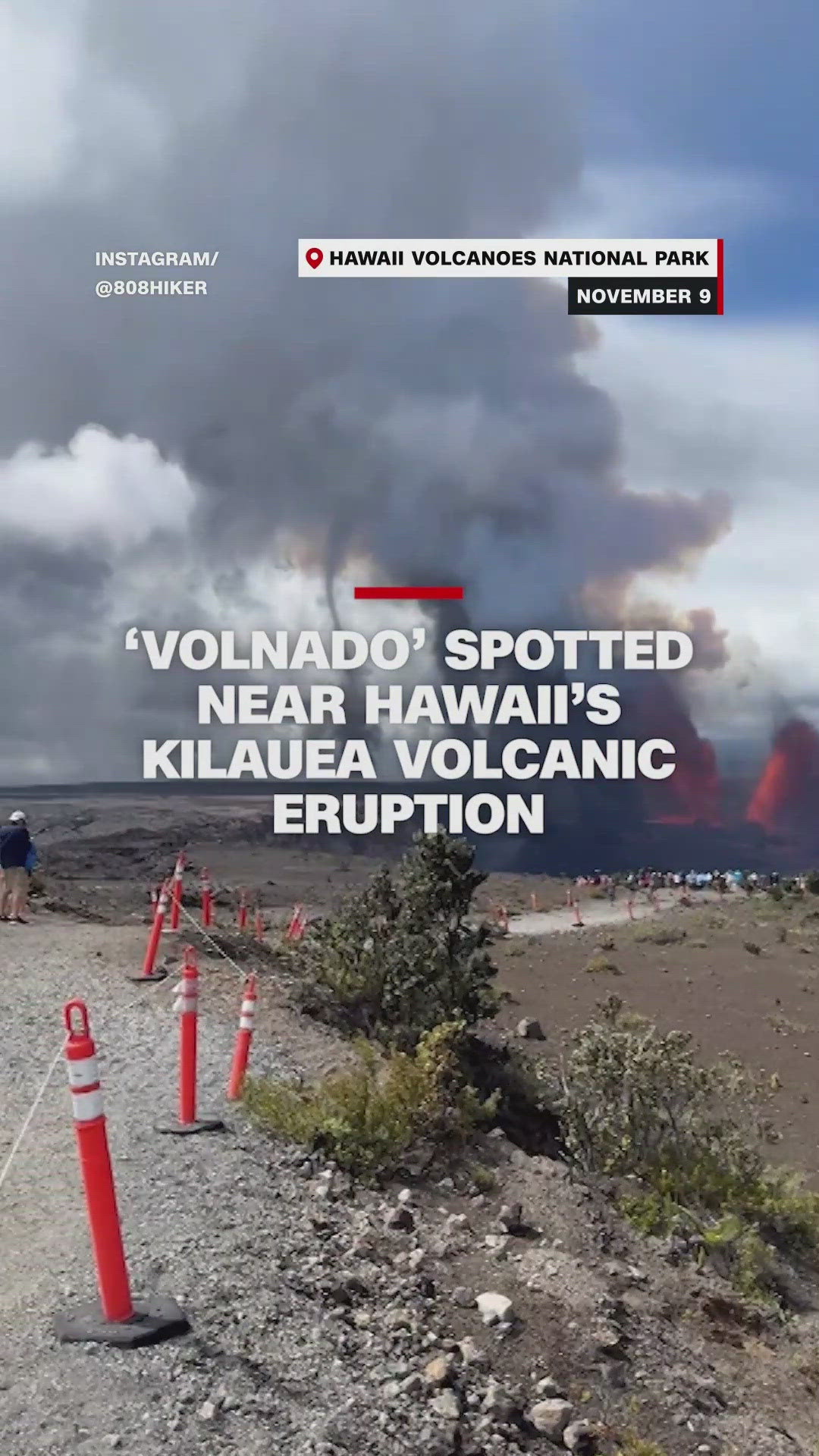 Video shows lava shoot over 1,000 feet into the air from Hawaii’s ...