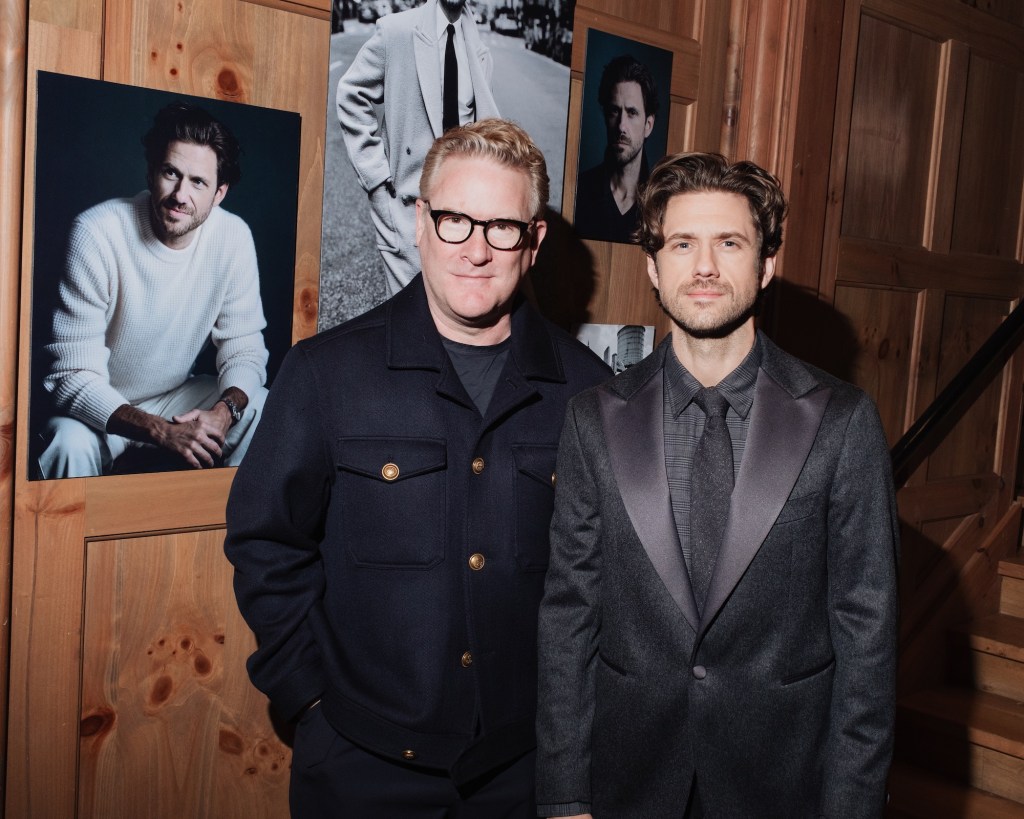 Aaron Tveit Kicks Off ‘Chess' Opening Week With Todd Snyder