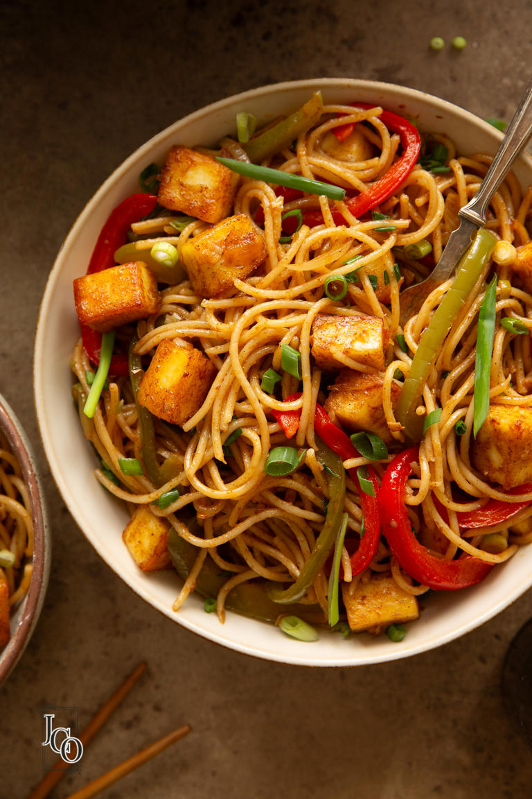 Chilli Paneer Noodles
