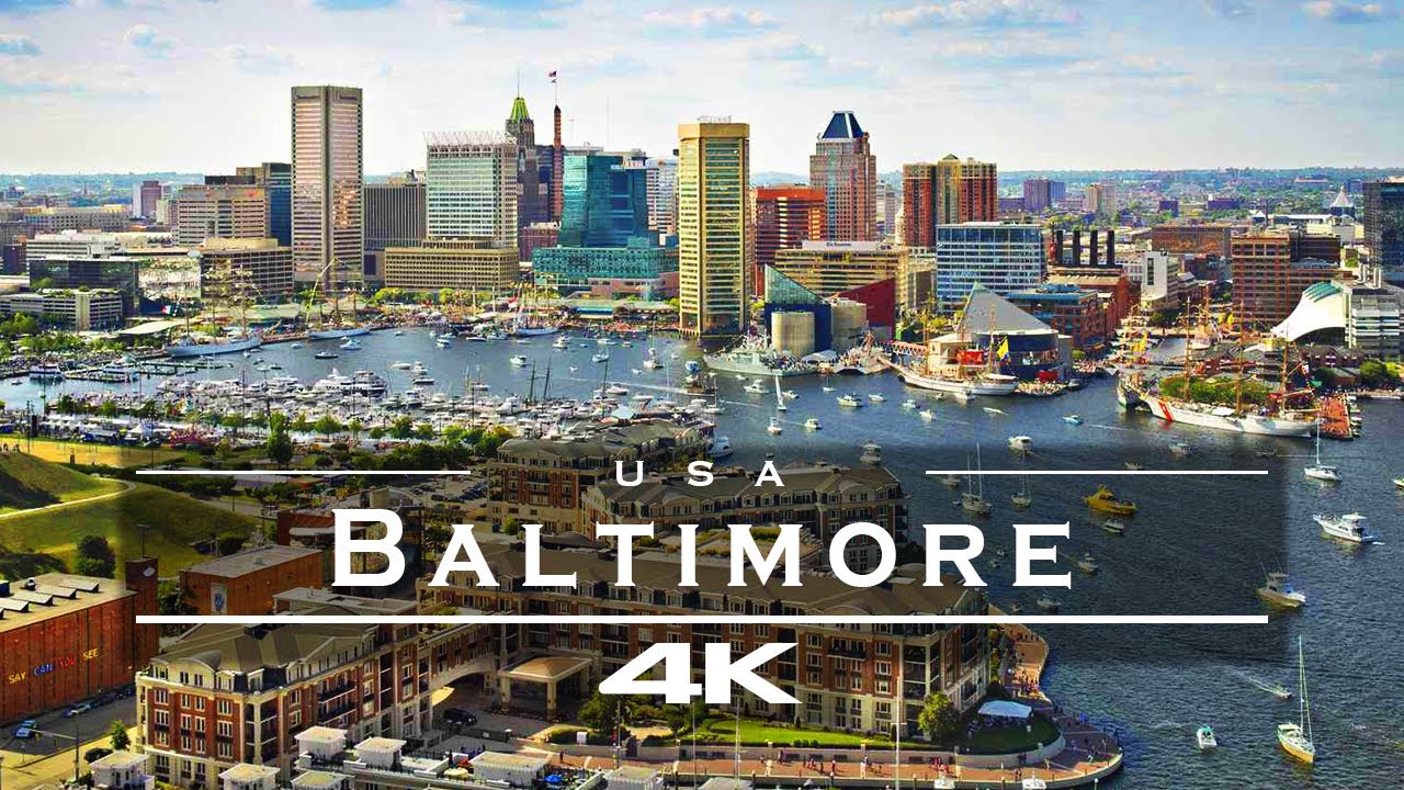 Soaring Over Baltimore — The Best 4K Aerial Views of the USA Port City