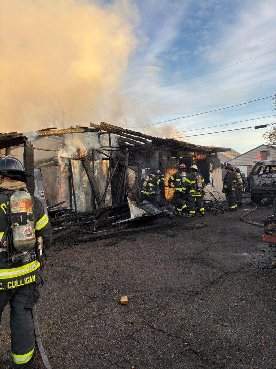 Denver firefighters knock down ‘stubborn’ fire that ignited building ...