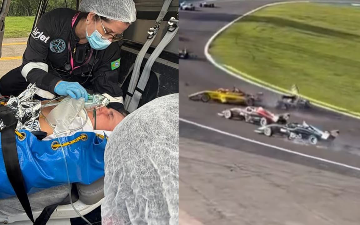 Batida deixa piloto inconsciente por 12 minutos em Interlagos: 'Susto'
