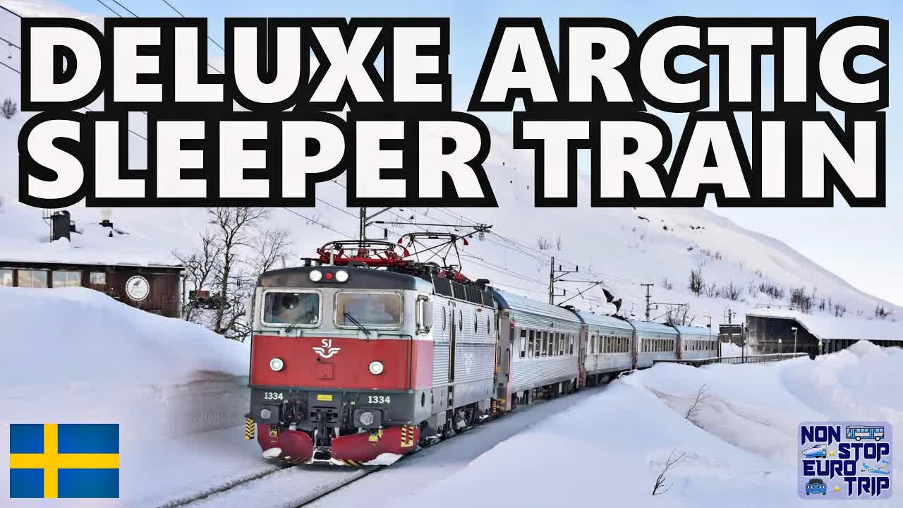 1000km LUXURY SLEEPER Train from Stockholm to Swedish Lapland