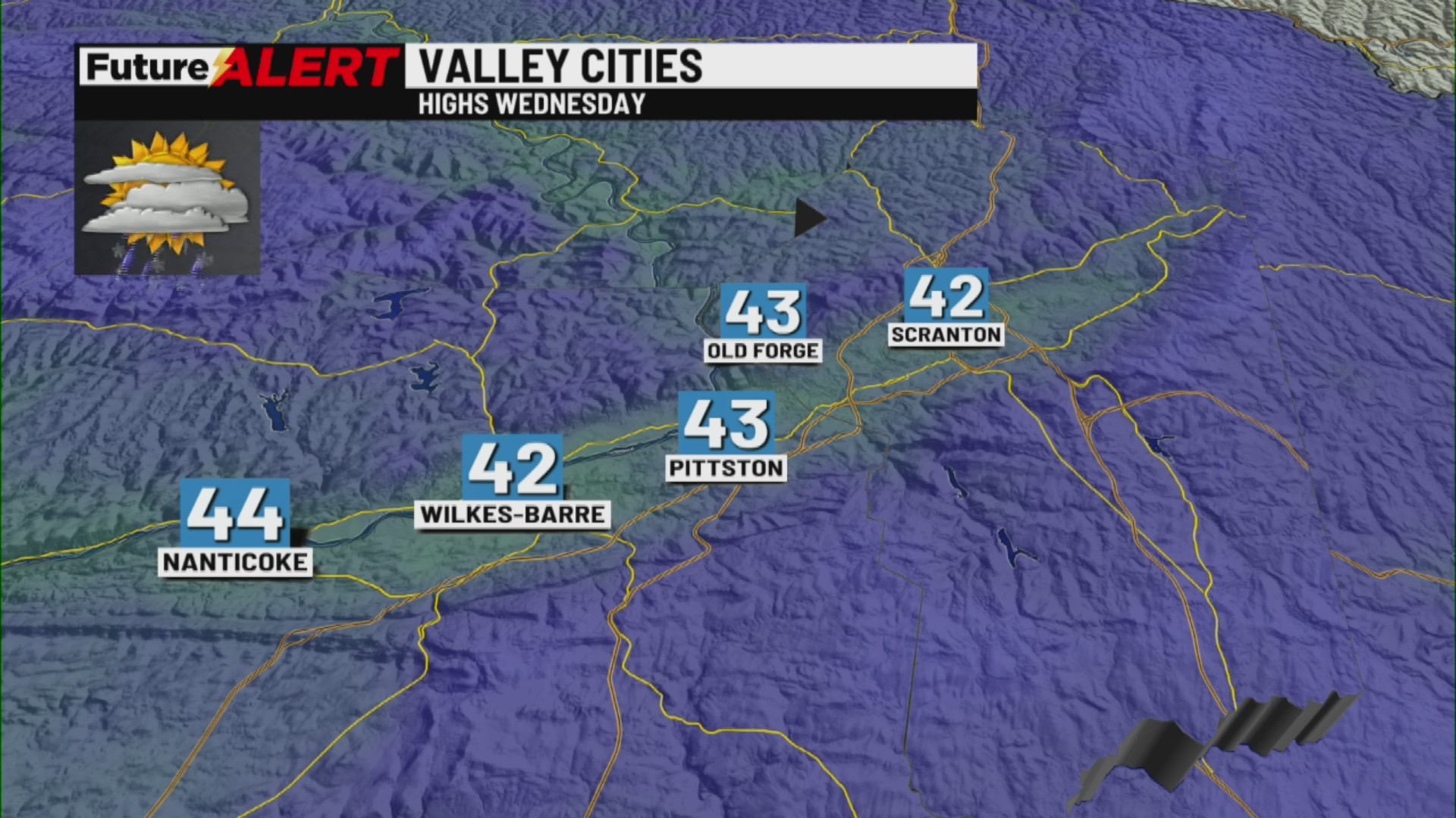 Wyoming Valley Weather Forecast - 11/11/25 - EVENING | 28/22 News